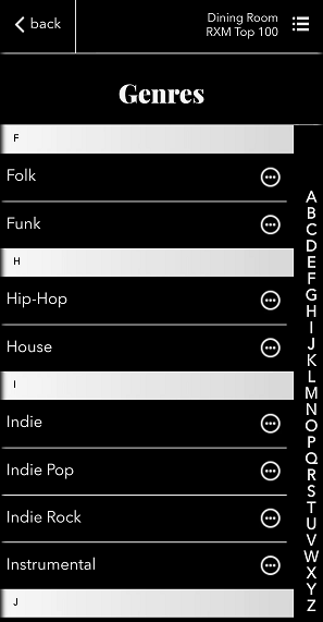 MOBILEapp Help | RX Music Support